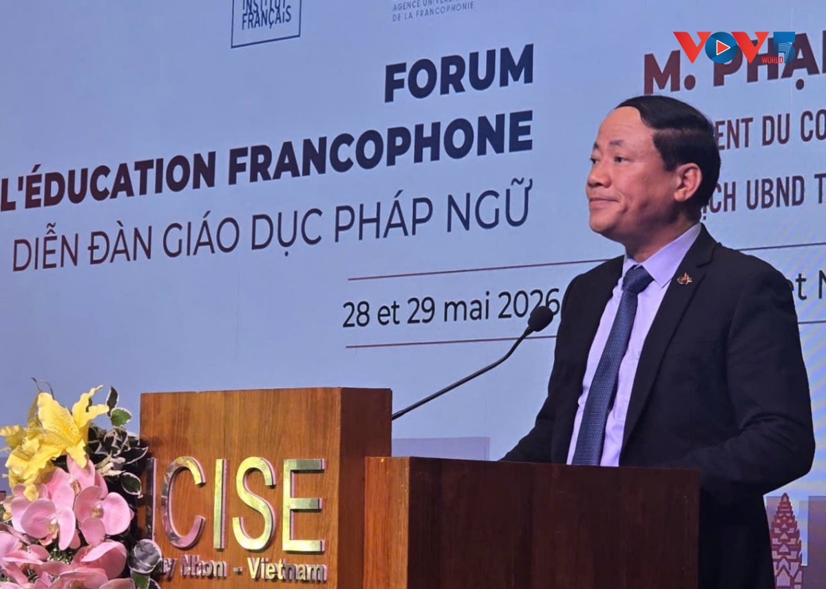 Ouverture du Forum de l’éducation francophone 2026 à Gia Lai | VOV5.VN