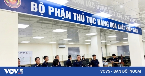 Centralized customs clearance goes digital from June 1 | VOV5.VN